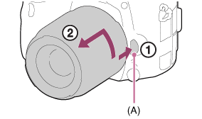 Help Guide | Removing the lens